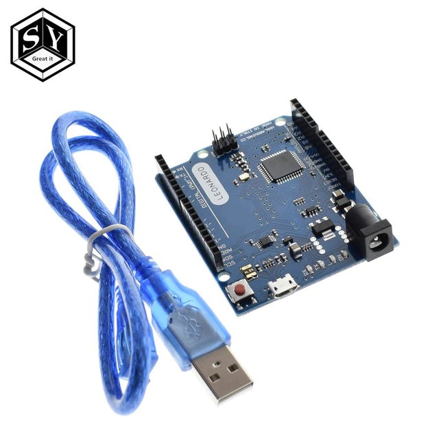 Leonardo R3 Microcontroller Atmega32u4 Development Board With USB Cable ...