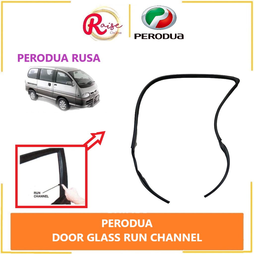 PERODUA Door Glass Run Channel (Getah Tingkap) Genuine Part Original ...