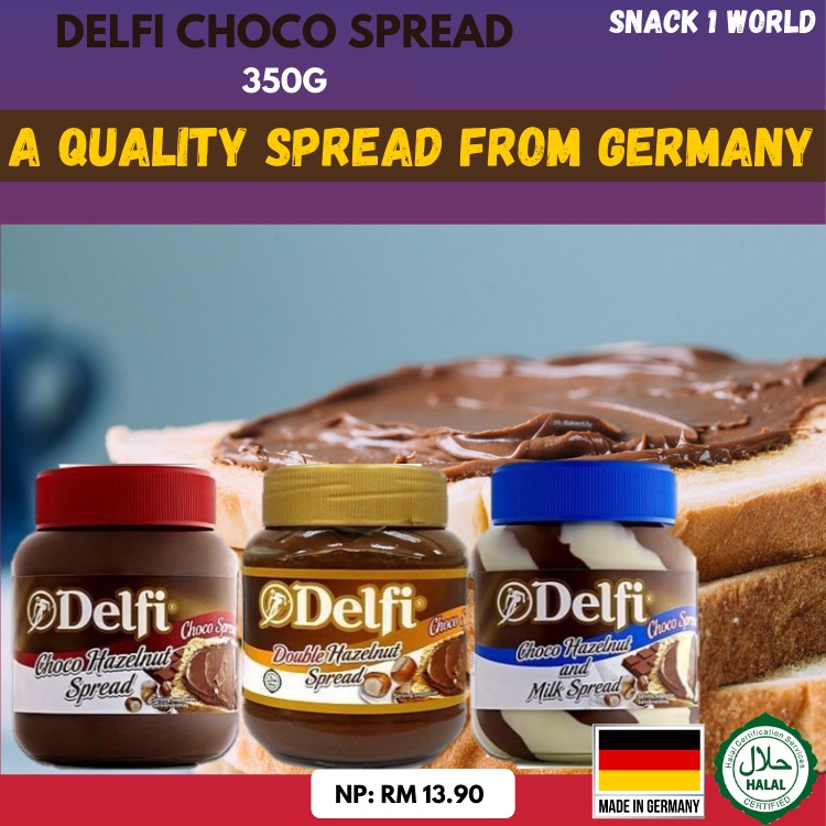 Delfi Chocolate Spread (350g) | Shopee Malaysia