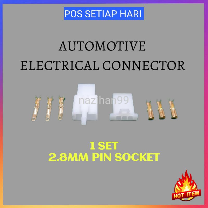 🔥 Soket Motor / Motorcycle Socket / Wiring Socket / Automotive ...