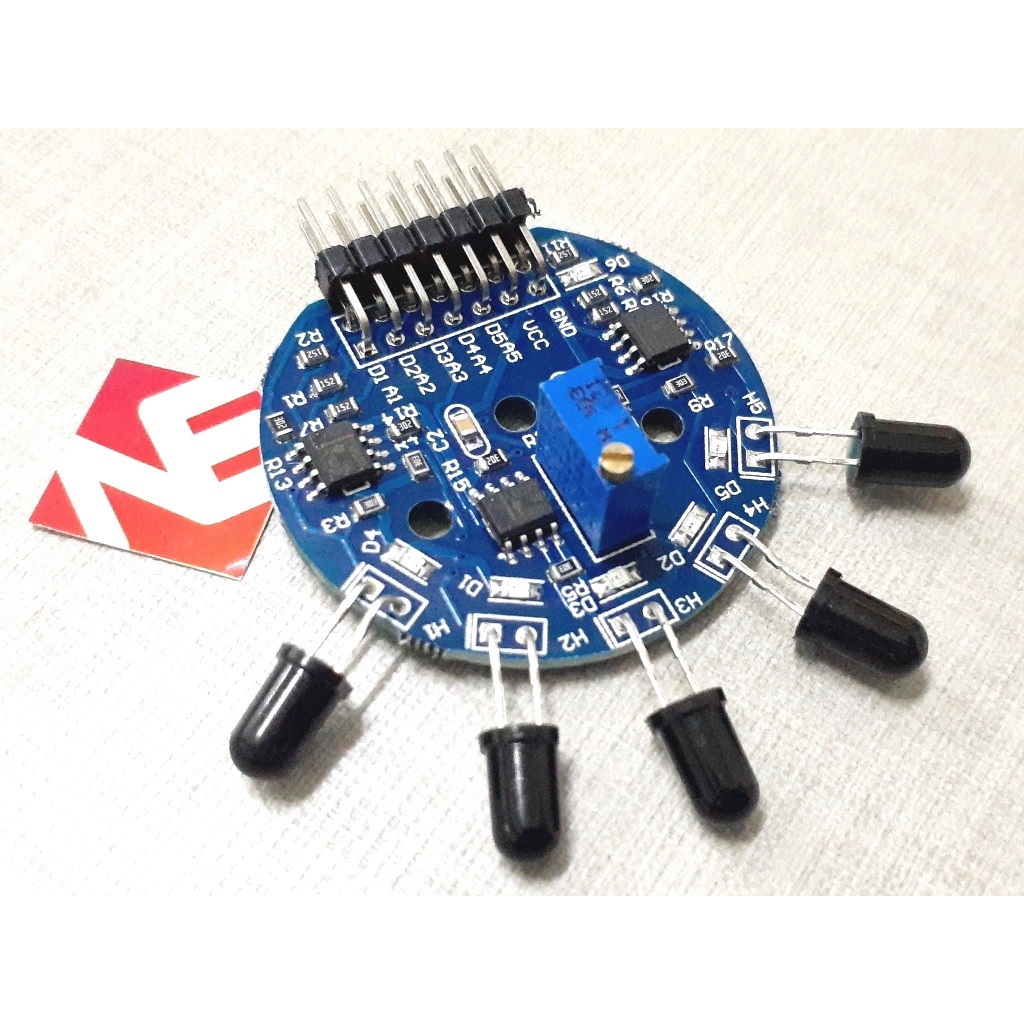 Flame Sensor 5 Way Fire Detection Ir Receiver Module Arduino Raspberry Pi Stm32 Microbit 