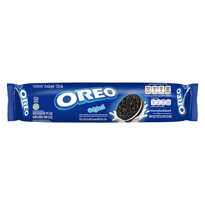Oreo VANILLA 133 GR - OREO ORI - ORIGINAL OREO BISCUITS - OREO RED ...