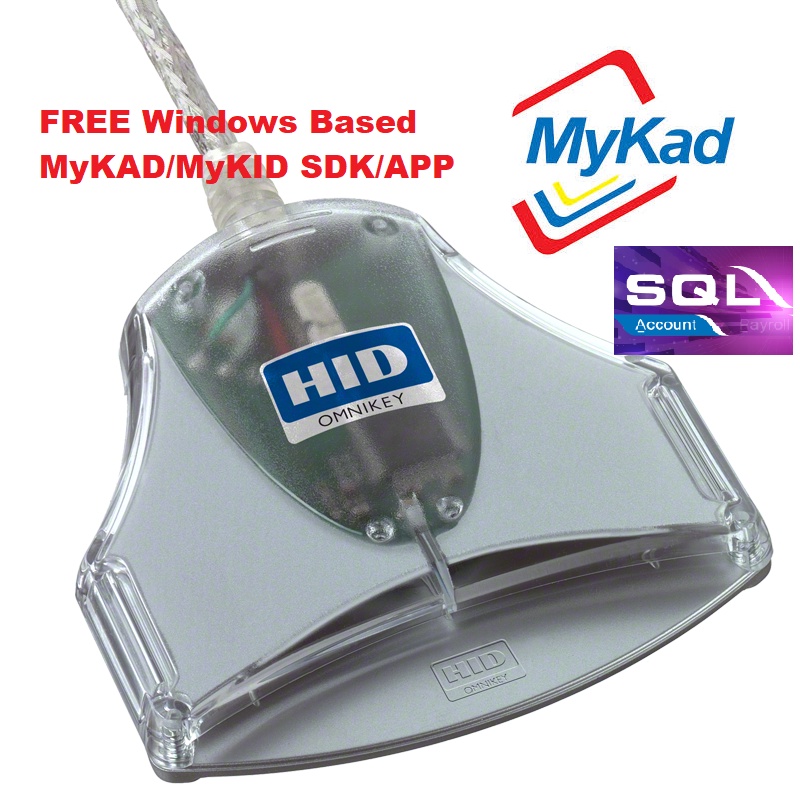 HID OMNIKEY 3021 USB Desktop Smartcard/MyKAD Reader | Shopee Malaysia
