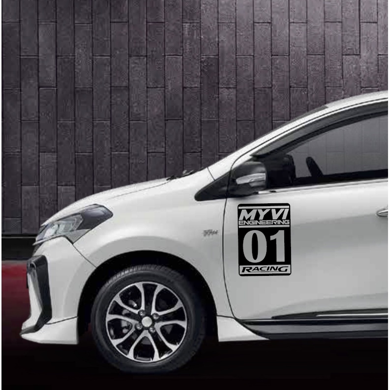 PRODUA MYVI SIDE DOOR NUMBER STICKER brand oracal germany | Shopee Malaysia