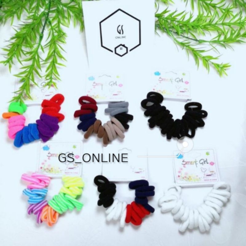 Rubber Band Ponytails Getah Rambut Kecil 20 Pcs (Ready Stock) | Shopee ...