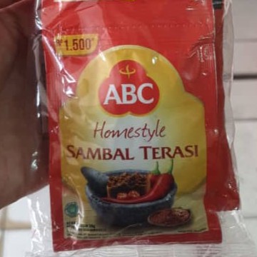 ABC Sambal Terasi Botol 180 Gram / ABC Sambal Belacan 180 Gram / Sachet ...