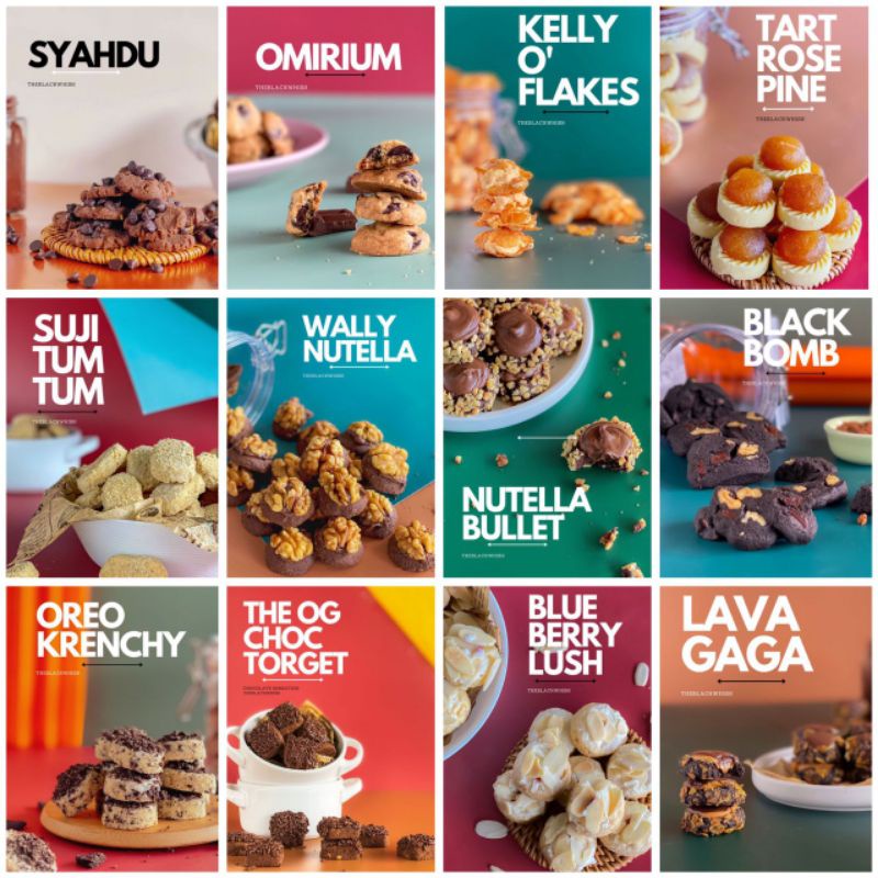(READY STOCK) Biskut Raya Premium Homemade by The Black Whisk. | Shopee ...