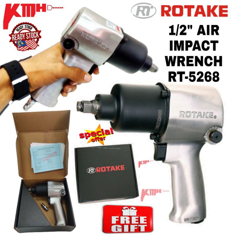 ROTAKE 1/2" AIR IMPACT WRENCH RT-5268 / 1/2 ROTAKE Industri Angin ...
