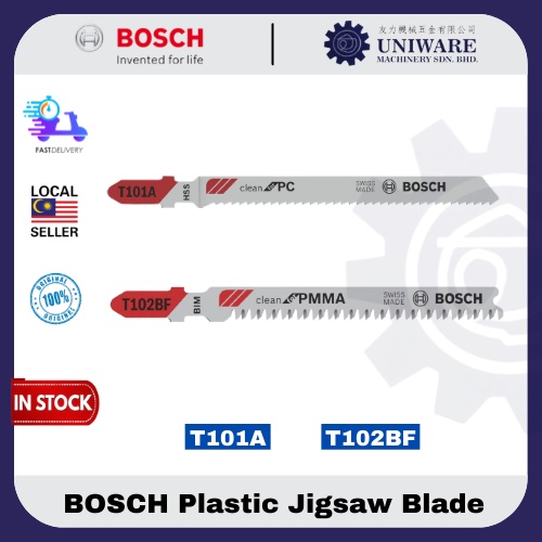 🔥100% ORIGINAL🔥 BOSCH Plastic Jigsaw Blade - T101A, T102BF | Shopee ...