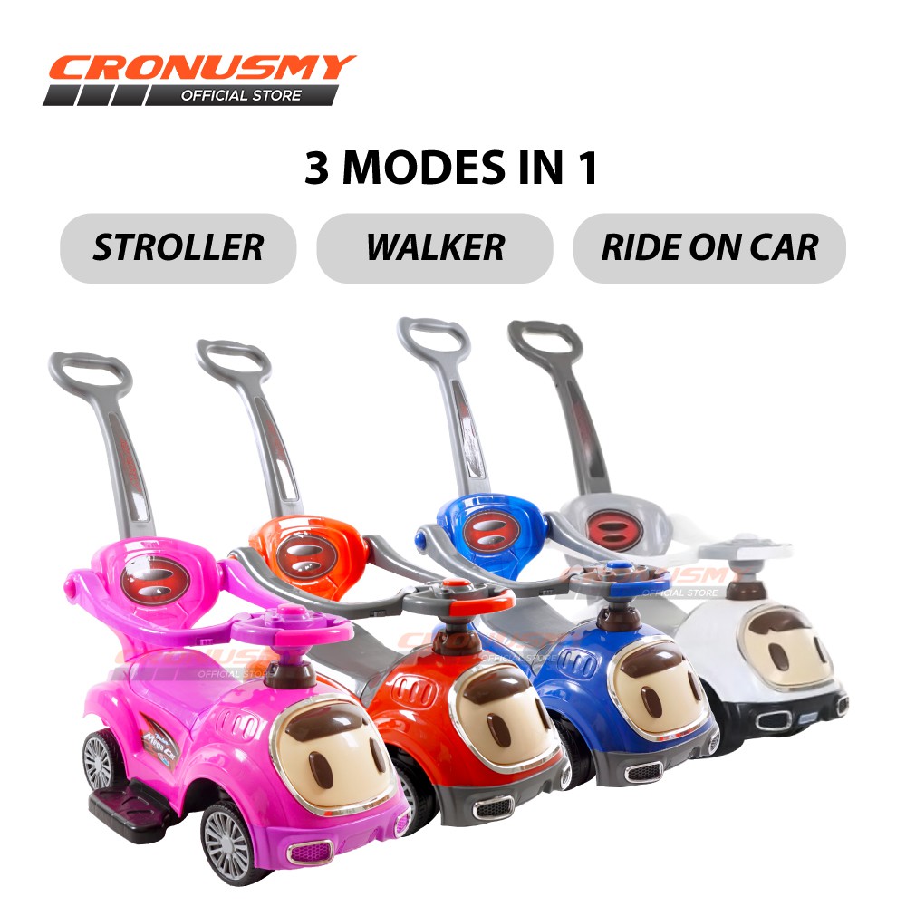 * 3 in 1 360˚ Spin Front Wheel + Music + Parent Handle* Kids Baby Ride ...
