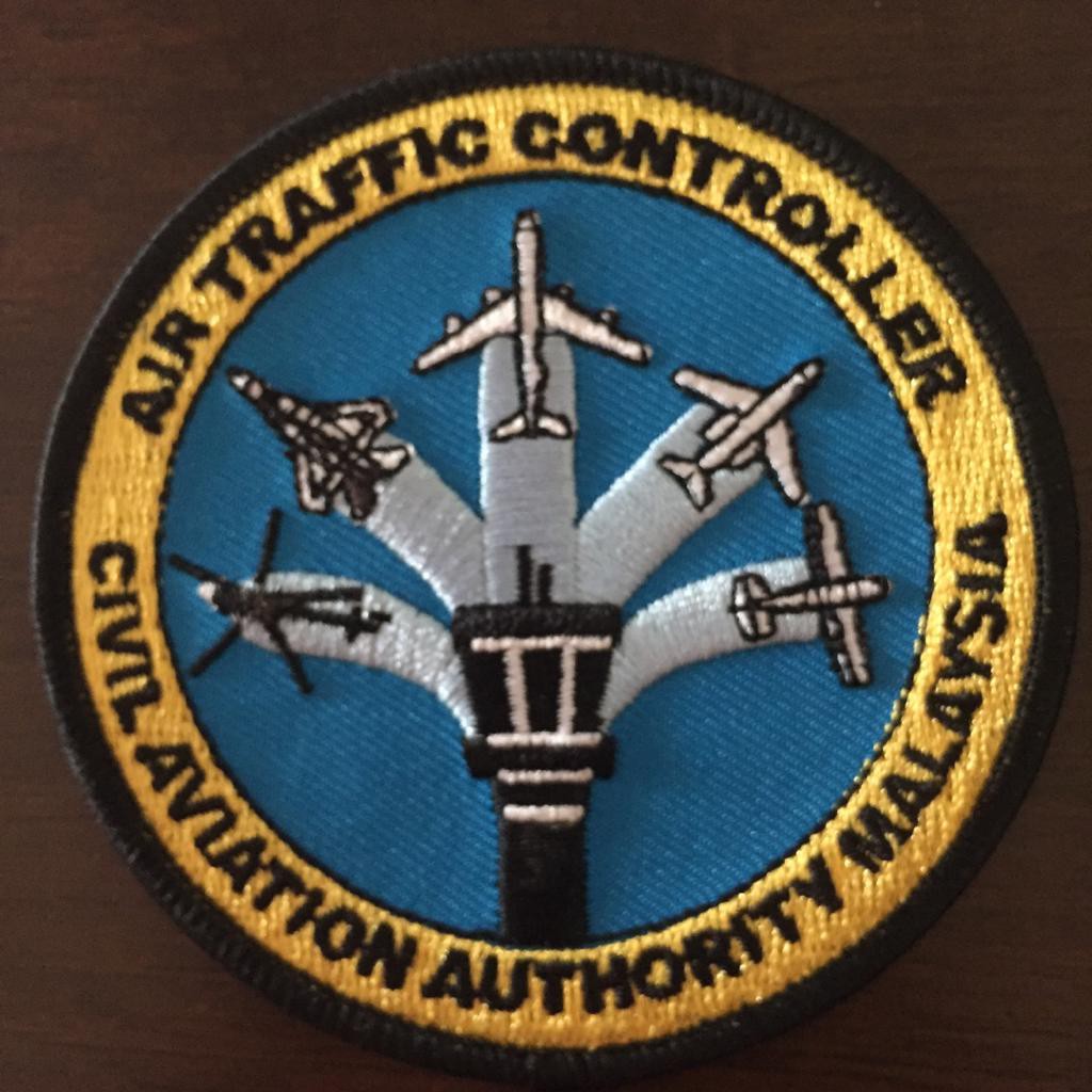 Air Traffic Controller Iron woven and Embroidery Patch (8CM) | Shopee ...