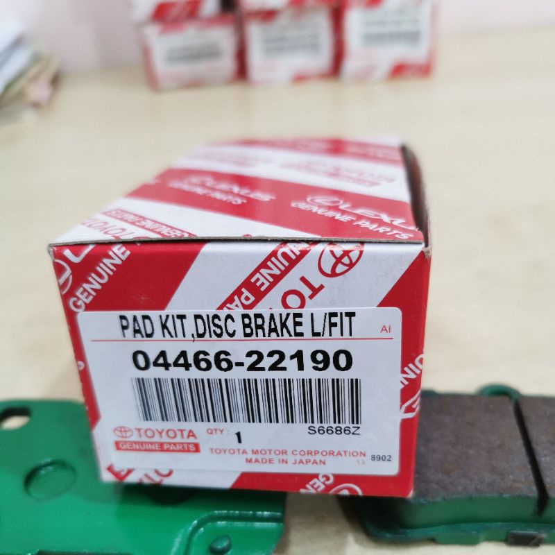 💯TOYOTA LEXUS IS250,GS350,GS450H,MARK-X GS300 (06-11Y) REAR DISC PAD ...