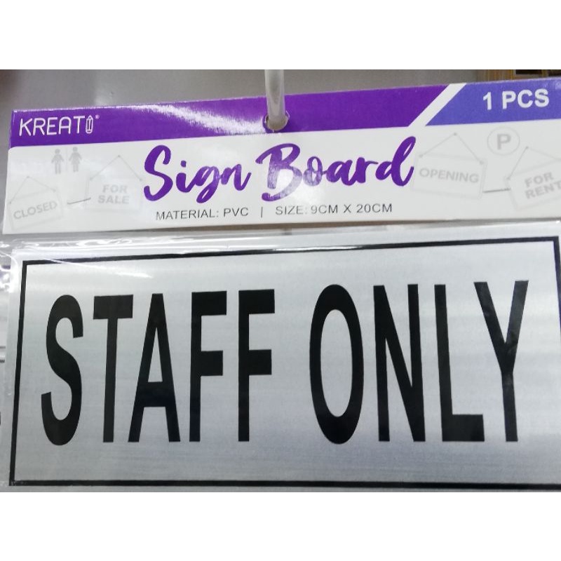 ARCYLIC PVC SIGN BOARD | SIGN BOARD PELBAGAI JENIS | Shopee Malaysia