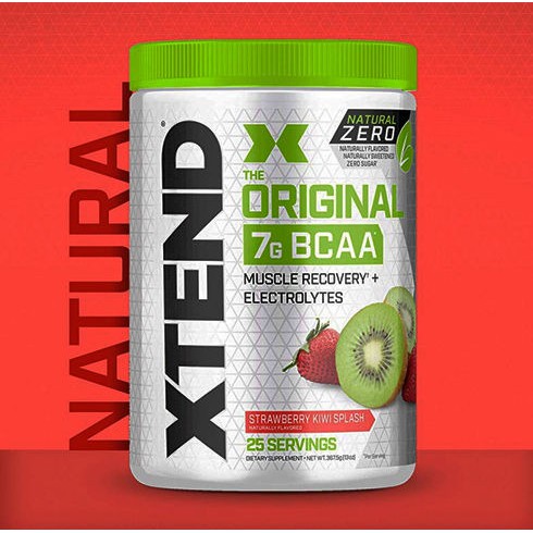 Xtend The Original 7G BCAA Natural Zero 13oz Blueberry Lemon Strawberry ...