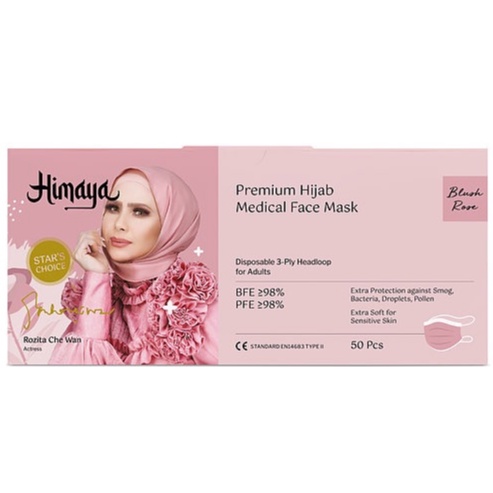 HIMAYA PREMIUM HIJAB FACE MASK (50's) | Shopee Malaysia