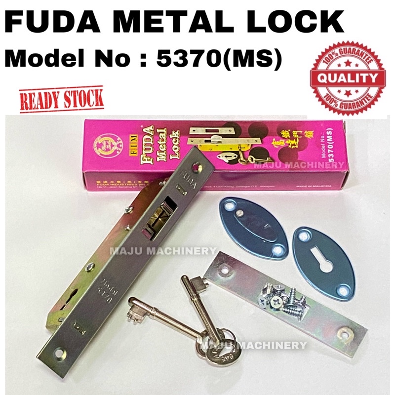 FUDA Fuda Door Lock Metal Lock 5370(MS) Single Mortise Grill Door Hook ...