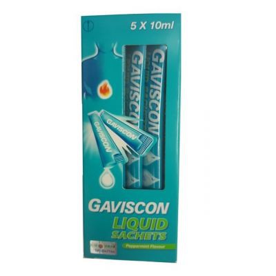 Gaviscon Original Liquid Sachet 10ml x 5 sachets | Shopee Malaysia