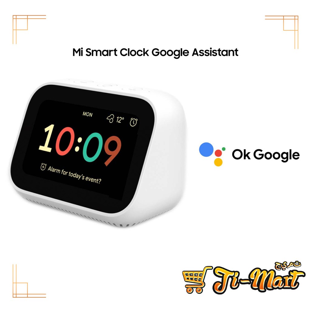 Xiaomi Mi Smart Clock with Speaker | Google Assistant - Smart Home ...
