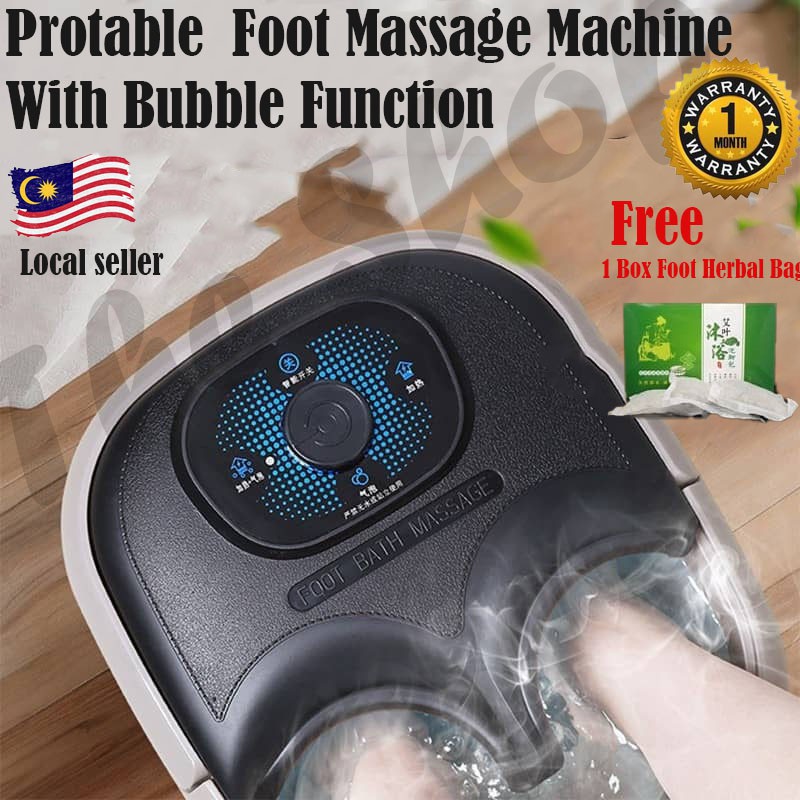 Portable Foot & Leg Detox Spa Bath 16 Roller Massager All in One Feet ...