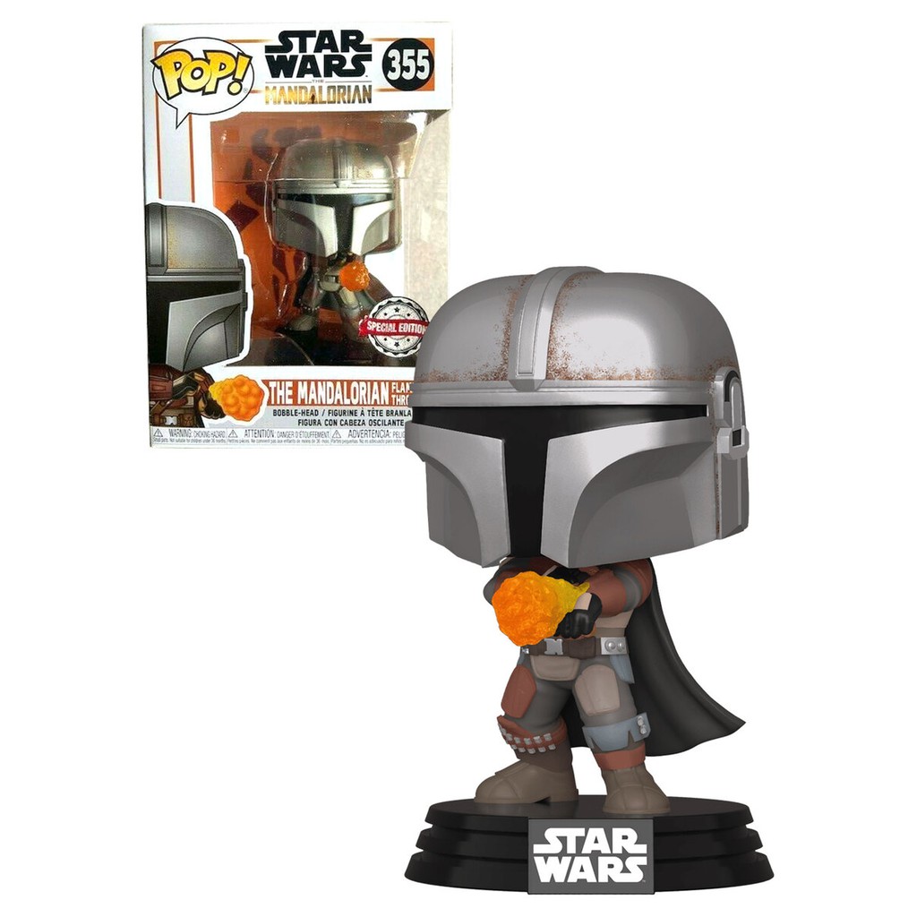 The Mandalorian Flame Throwing 355 Funko Pop Special Edition | Shopee ...