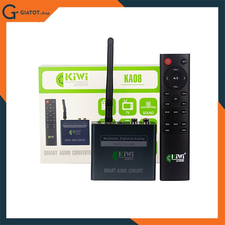 Kiwi KA08 Digital to Analog Audio Adapter with Bluetooth | Shopee Malaysia