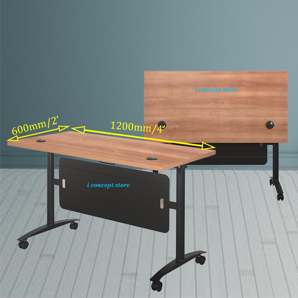 FOLDABLE TRAINING TABLE/ MOBILE FOLDING TABLE/ MOVE ABLE MEETING TABLE ...