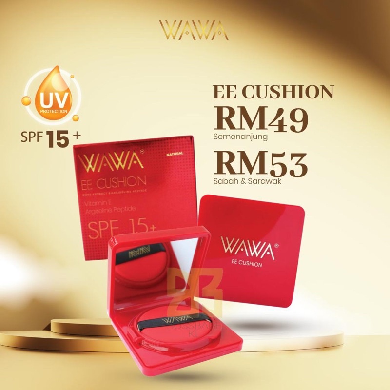 [FREEGIFT 🎁] EE CUSHION WAWA COSMETIC 💯 ORIGINAL HQ | Shopee Malaysia