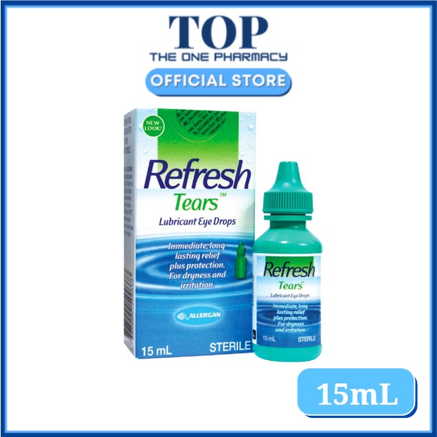 Allergan Refresh Tears Lubricant Eye Drops 15ml | Shopee Malaysia