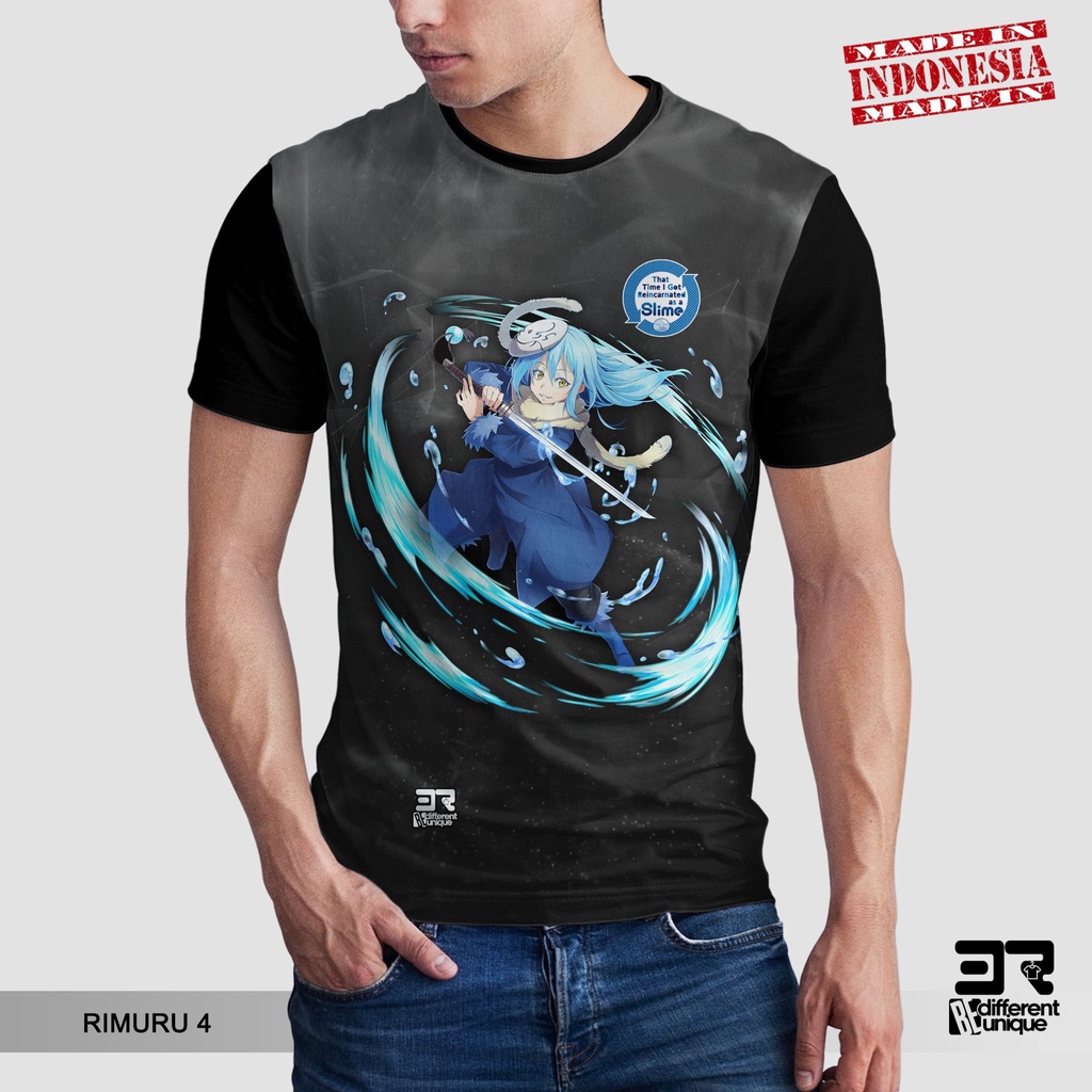 Tensei Shitara Slime Datta Ken RIMURU 4 ANIME Image PRINTING T-Shirt ...