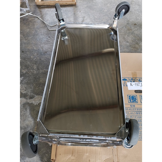 KIZZY 2 Tier Stainless Steel Trolley Troli | Shopee Malaysia