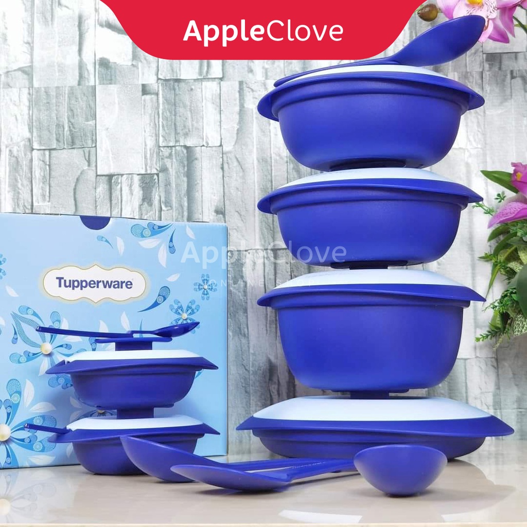 🔥GIFT SERIES🔥 Tupperware Royale Blue Petit Serveware | Blossom ...