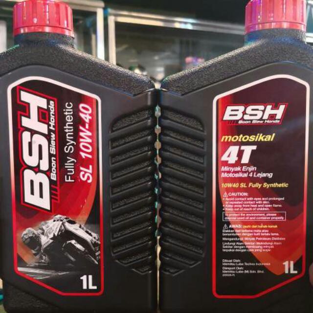 BSH ENGINE OIL FULLY SYNTHETIC 4T 10W-40 ORIGINAL | Shopee Malaysia