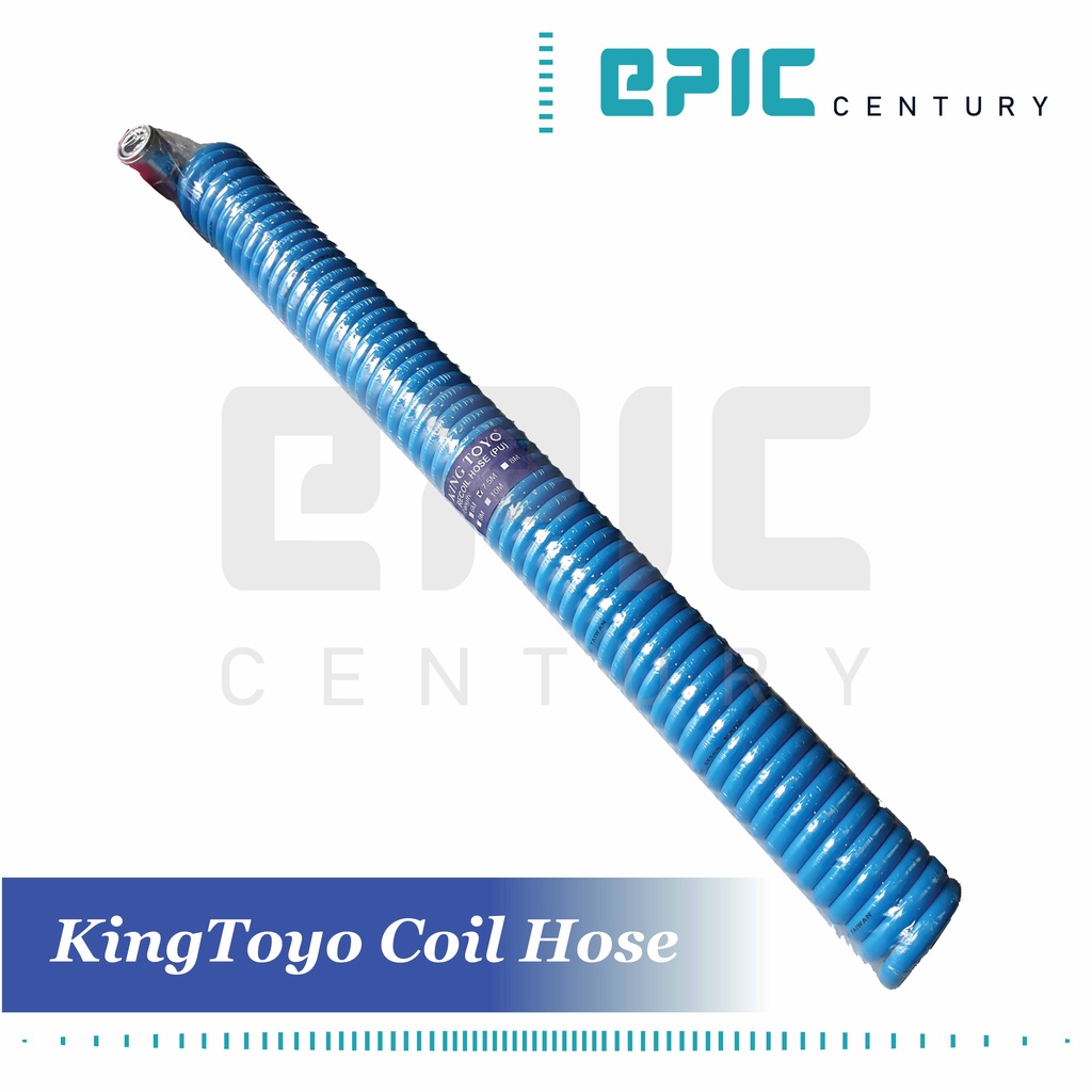 Kingtoyo Pu Coil Hose 8 X 5Mm ( Heavy Duty ) Air Hose / Wire Angin ...