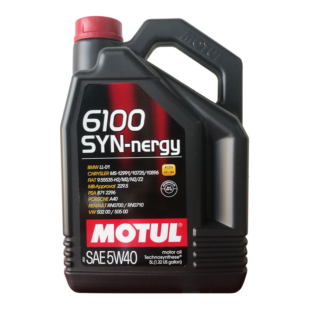 Motul 5W40 6100 Syn-nergy 5W-40 5L ORIGINAL | Shopee Malaysia