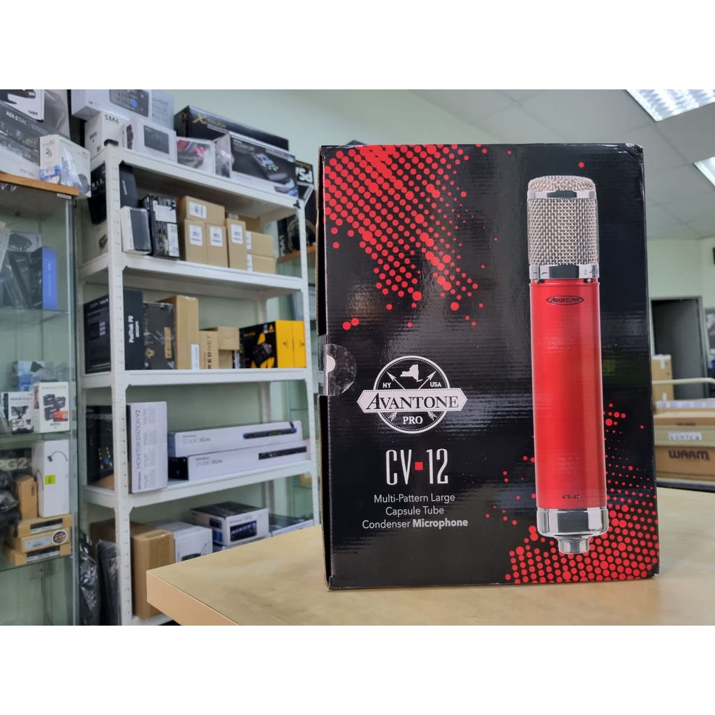 Avantone Pro CV-12 Multipattern Large Capsule Tube Condenser Microphone ...