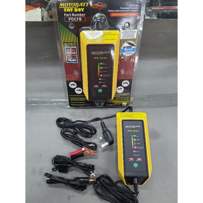 BATTERY CHARGER 2A FATBOY | Shopee Malaysia
