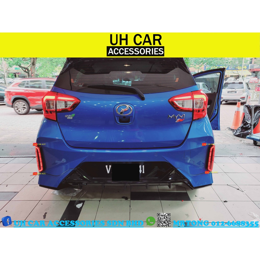 PERODUA MYVI 2022 FACELIFT REAR BUMPER LED REFLECTOR LIGHT LAMP ...