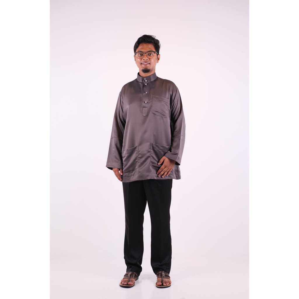 BAJU MELAYU SAHAJA HELAI PEARL SKIN LELAKI DEWASA | Shopee Malaysia