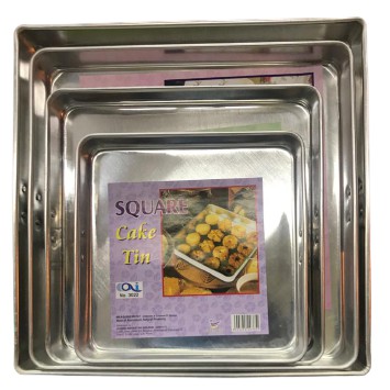 Aluminium Square Cake Mould Baking Mould Pan cake Tray Swallow Cake ...