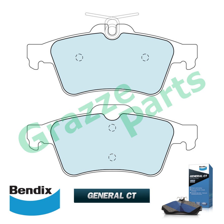 Bendix General CT Brake Pad Rear DB1763 - Ford Escape Focus Kuga Mazda 3 5 Volvo | Shopee Malaysia