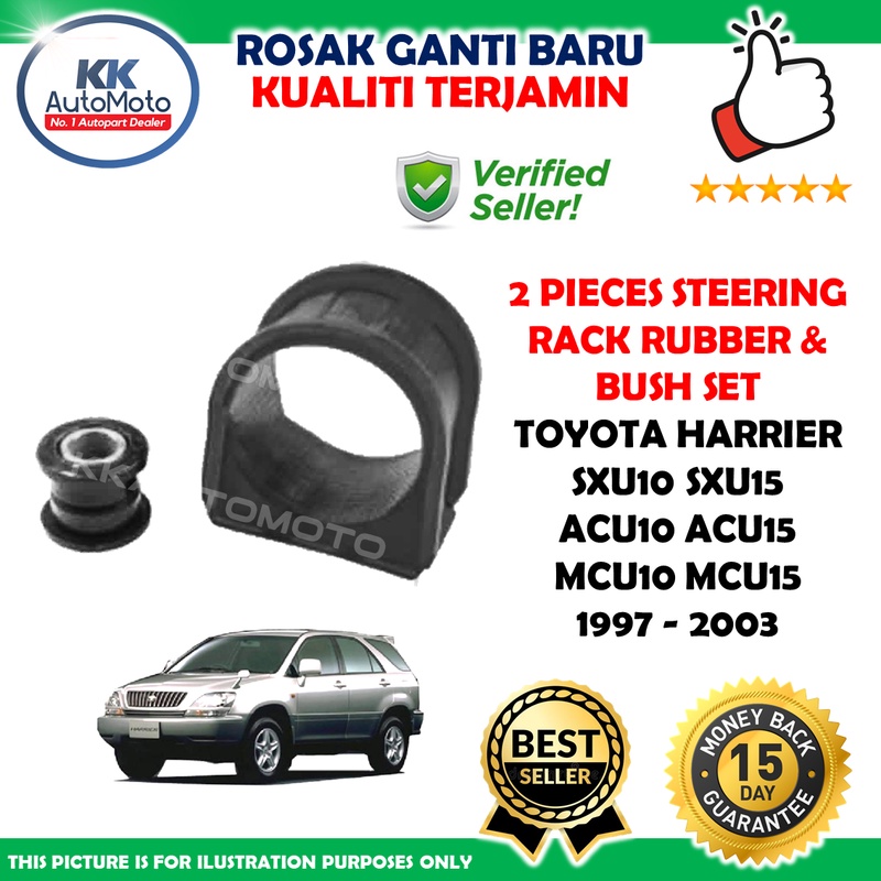 Steering Rack Rubber & Bush Set OEM 2 Biji - Toyota Harrier SXU10 SXU15 ...