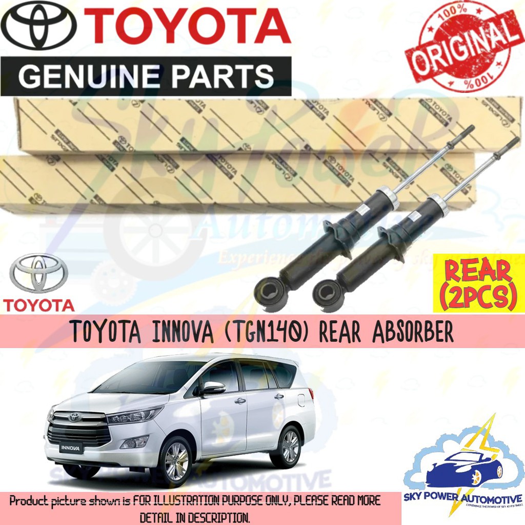 TOYOTA INNOVA (TGN140) 100% ORIGINAL (GENUINE) SHOCK ABSORBER (REAR ...