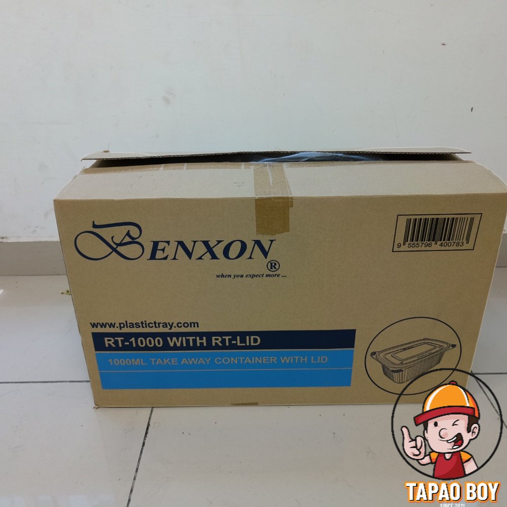 【1 Carton】BENXON Plastic Tray - RT-1000 / RT-750 / RT-650 / RT-500 ...