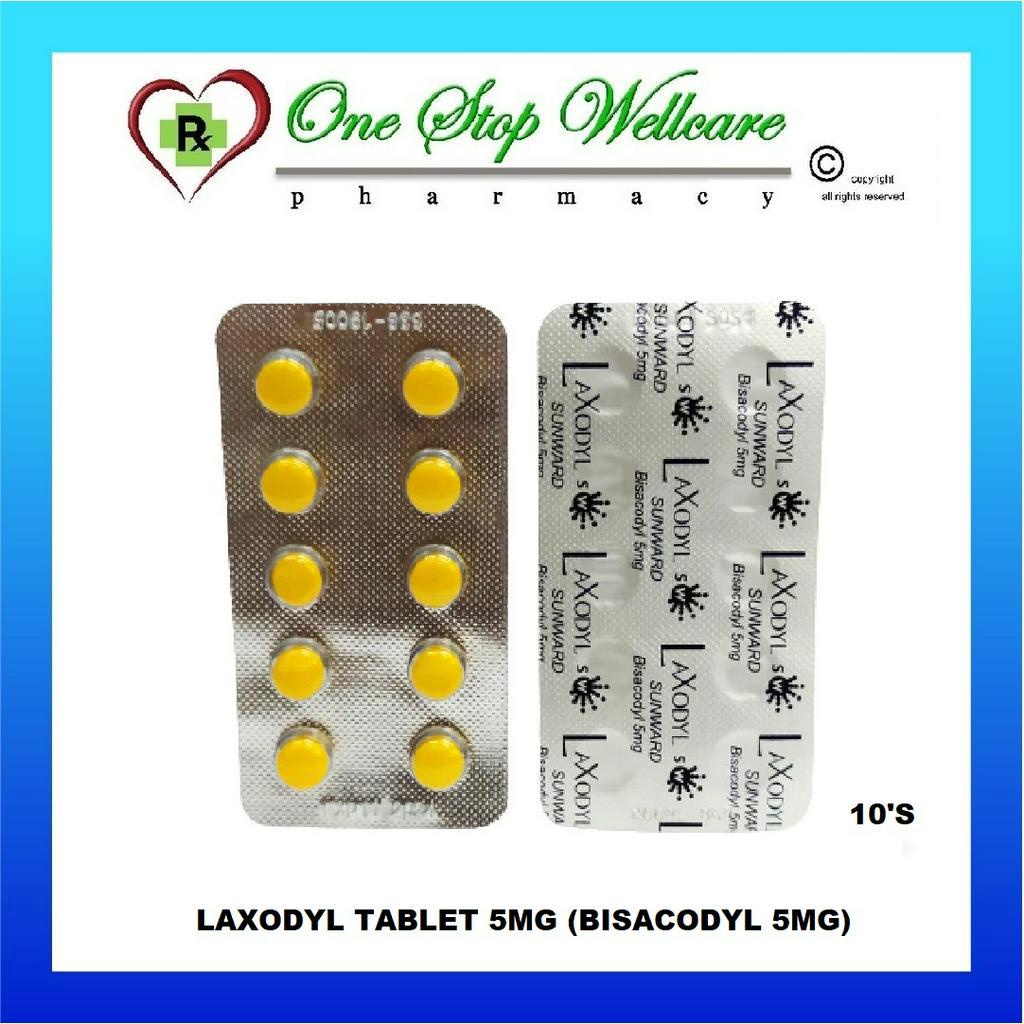 LAXODYL TABLET 5MG (BISACODYL 5MG) 10'S (1 STRIP) (EXP:02/2029 ...