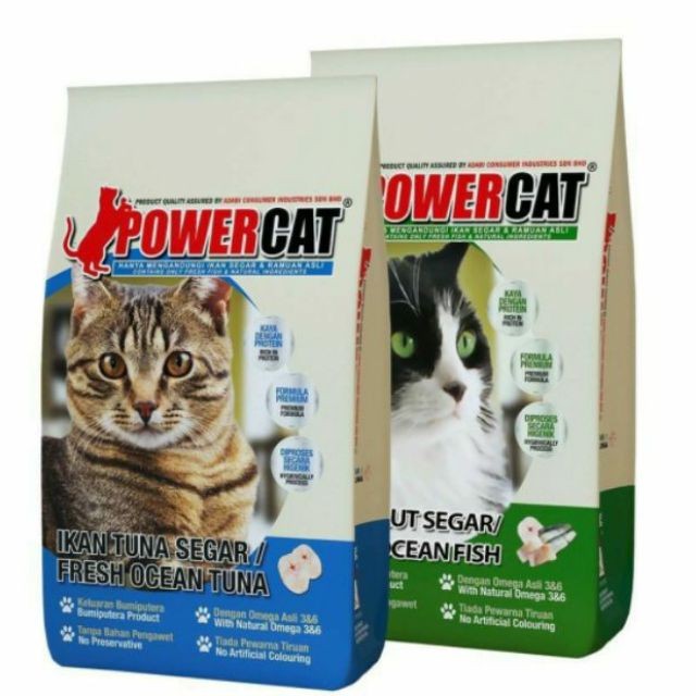 POWER CAT TUNA/OCEAN FISH 7KG ORIGINAL PACKAGING (PRODUCT ADABI ...