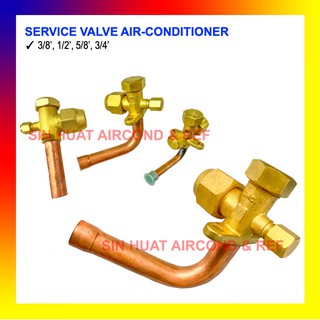 SERVICE VALVE AIRCOND 3/8 , 1/2 , 5/8 , 3/4 @ 3-WAY VALVE SERVICE VALVE ...