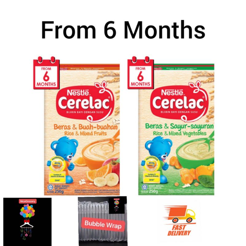 Nestle Cerelac From （6 Months）250g/Box | Shopee Malaysia