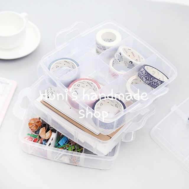 3-storey Plastic Box With 18 Large Compartments to Disassemble ...