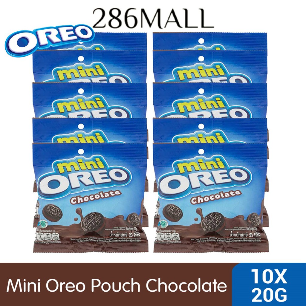 Mini Oreo Chocolate Sandwich Cookies with Chocolate Creme Flavored ...