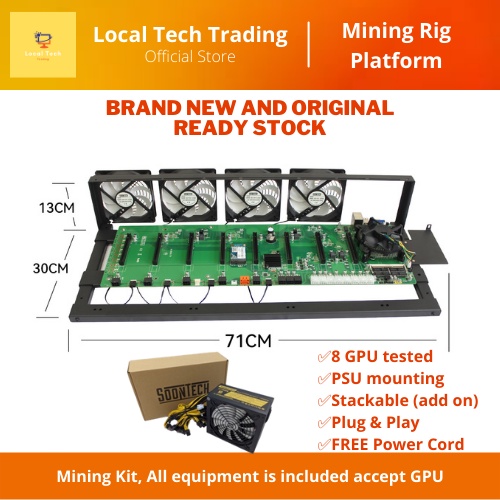 8 GPU Riserless Mining Platform / Mining Rig / Mining Set / Riserless ...